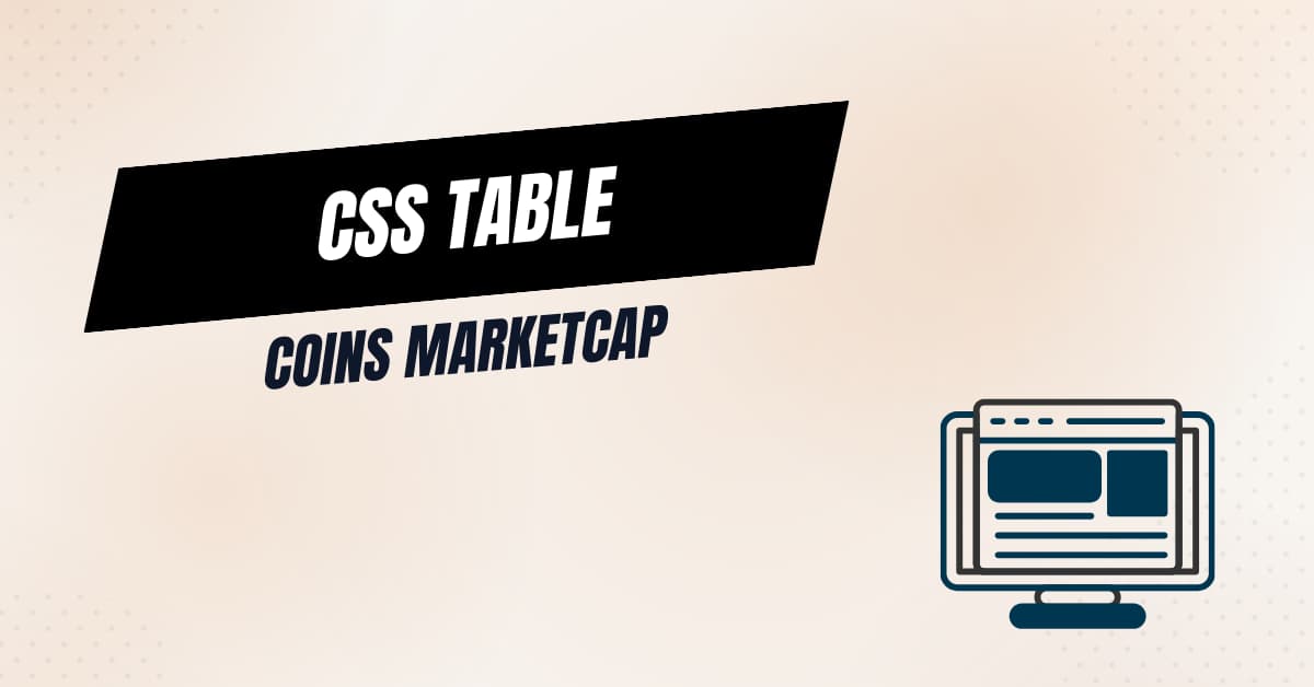 Custom CSS Coins Table