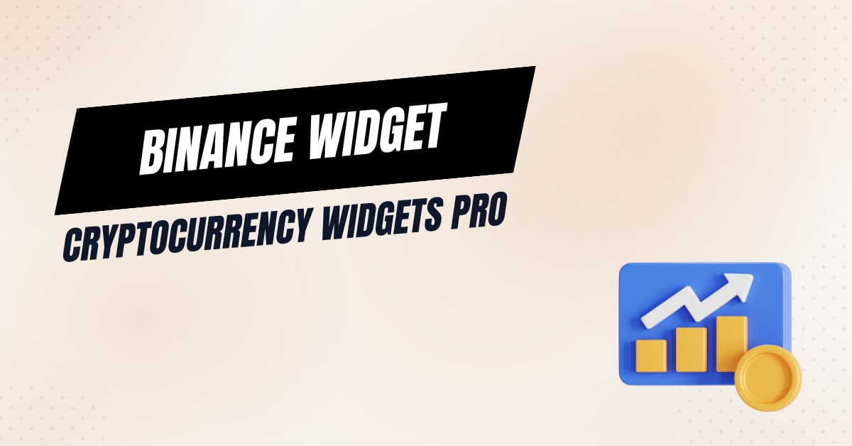 Binance Widget Demo - Cryptocurrency Widgets Pro